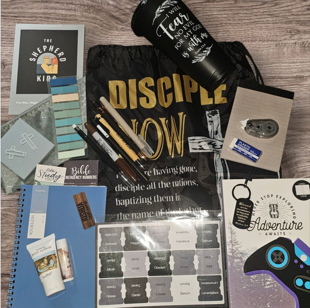 Teen Boy "FavoURed" Bible Journaling Bundle – FavoURed & Highly Blessed